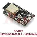 ESP32-DEVKITC Development Board (ESP32-WROOM-32D – 16MB Flash) | RAM ...